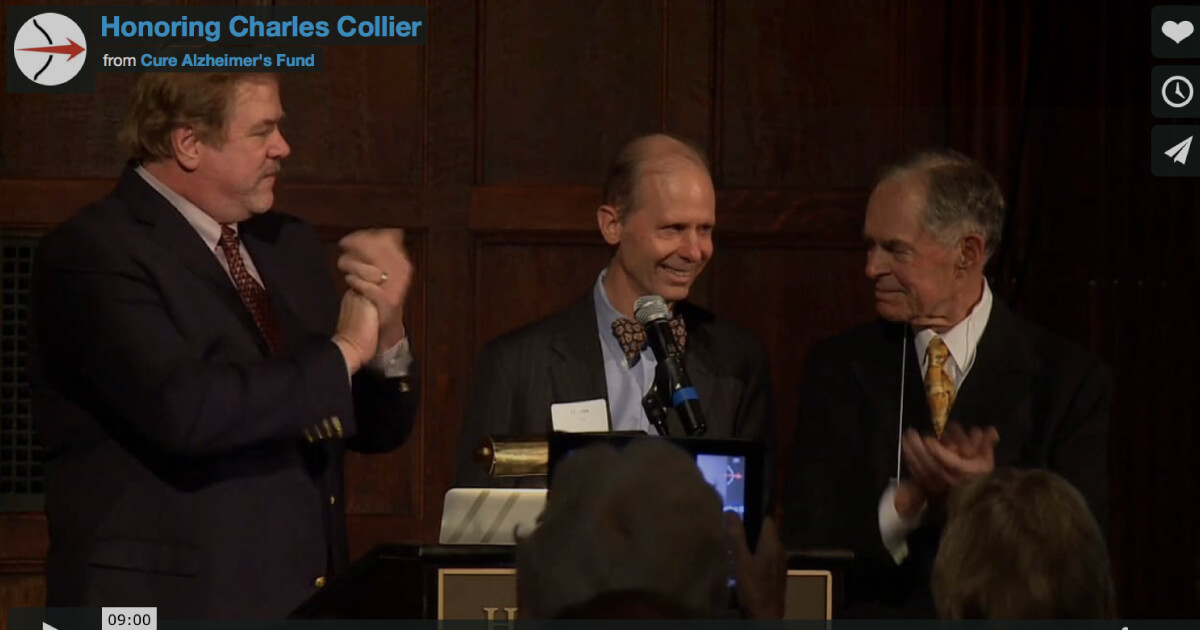 Honoring Charles Collier, Alzheimer's Advocate – Cure Alzheimer's Fund