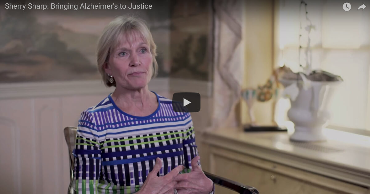 Sherry Sharp: Bringing Alzheimer's to Justice – Cure Alzheimer's Fund